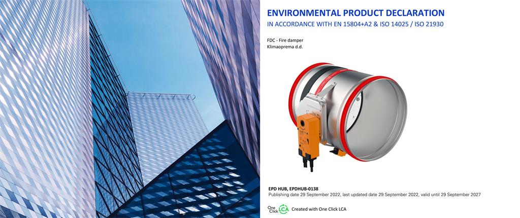 NEW EPD- Fire Damper - Klimaoprema d.o.o.